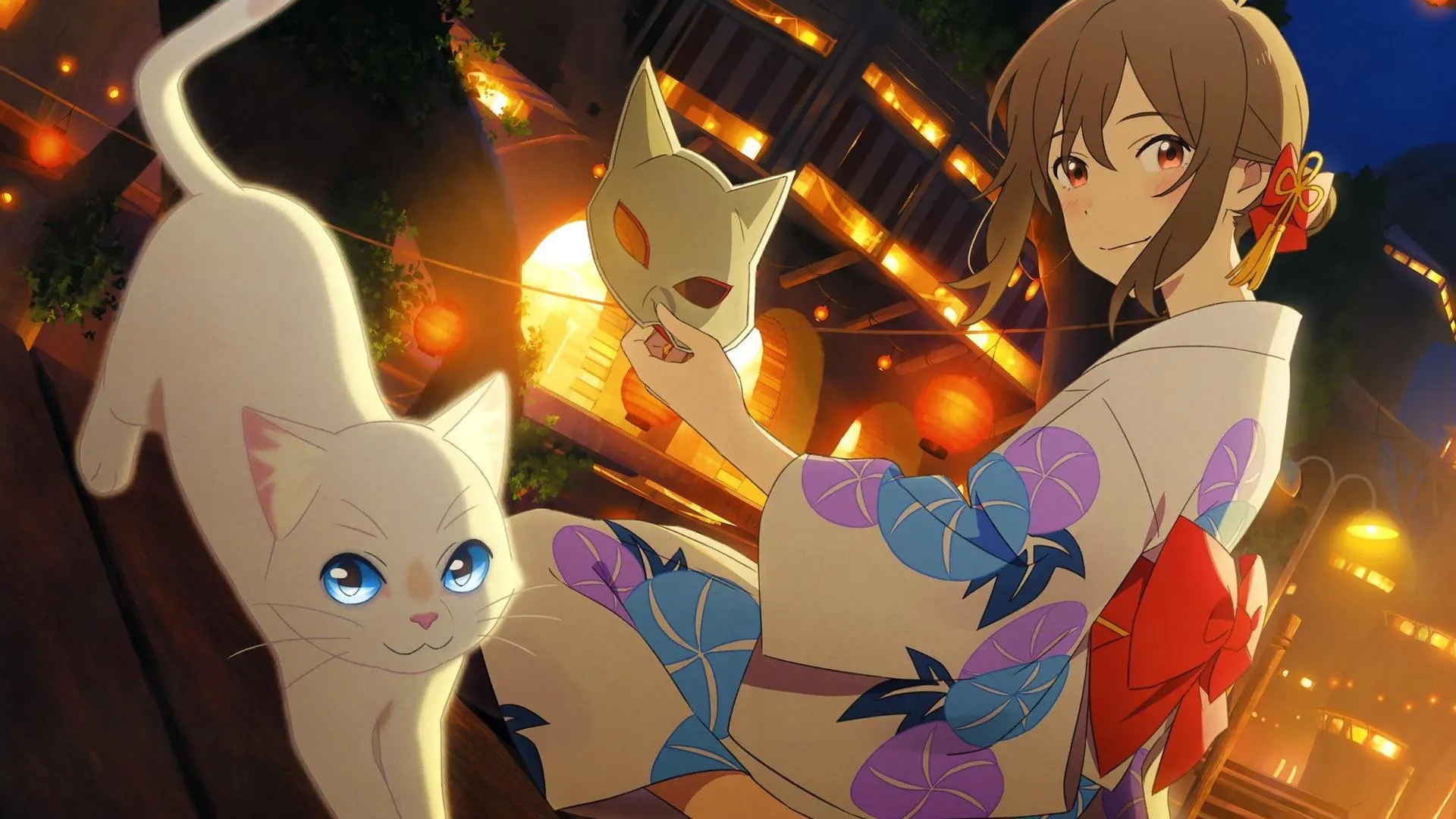 Phim Khi muốn khóc, tôi đeo mặt nạ mèo HD Vietsub - A Whisker Away - RoPhim